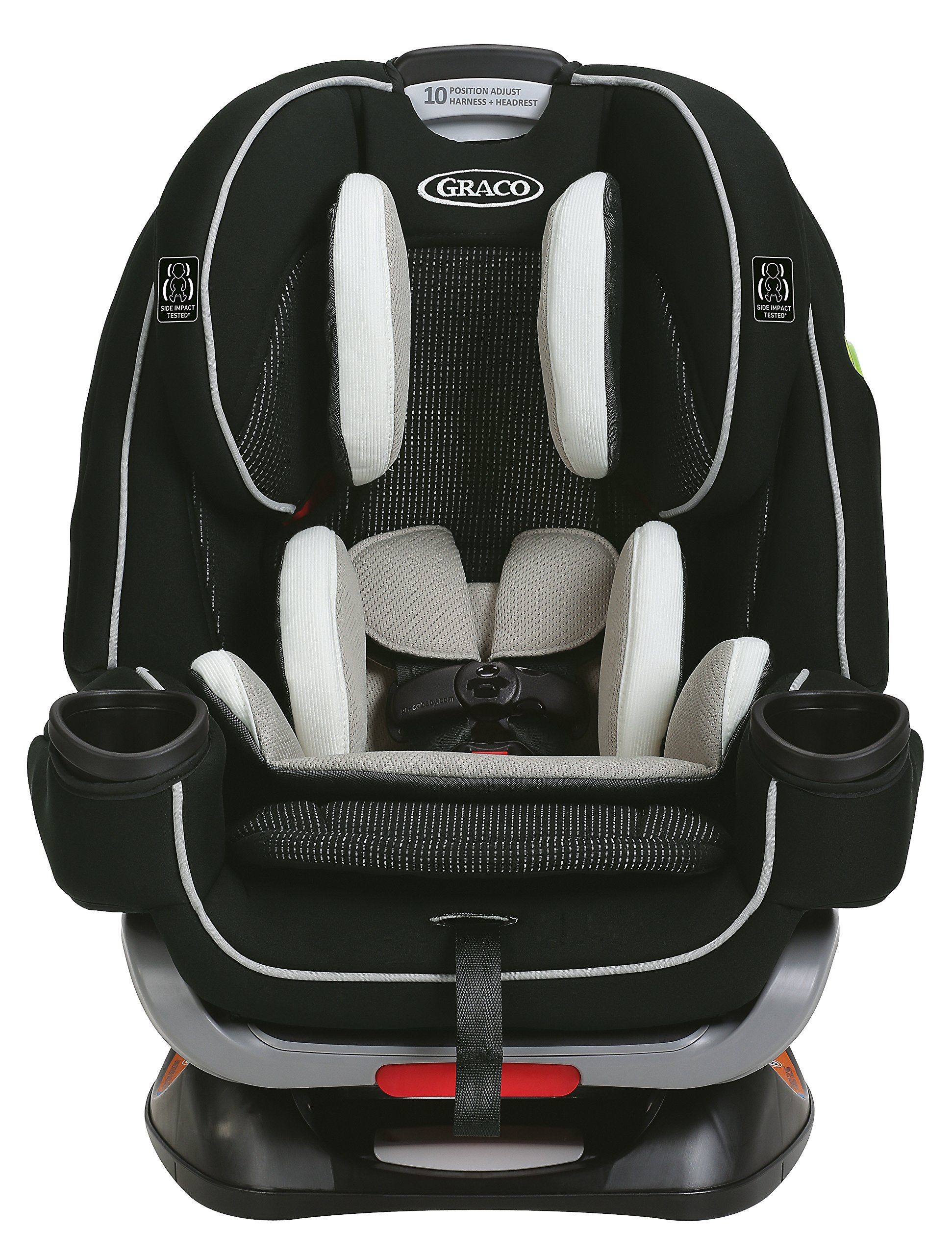 Graco 4Ever Extend2Fit 4 in 1 Car Seat | Ride Rear Facing Longer with Extend2Fit, Clove, 1 Count (Pack of 1)