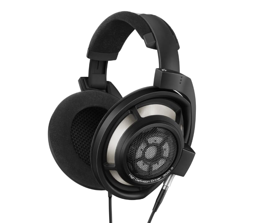 Sennheiser HD 800 S Open-Back Audiophile Headphones and HDV 820 Reference Headphone Amplifier/DAC Bundle