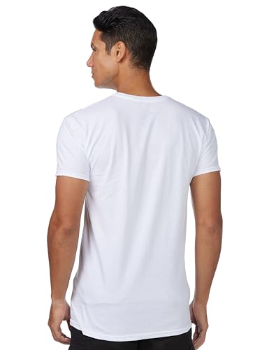 Hanes Men's 3-Pack Tagless Crew Neck T-Shirt White