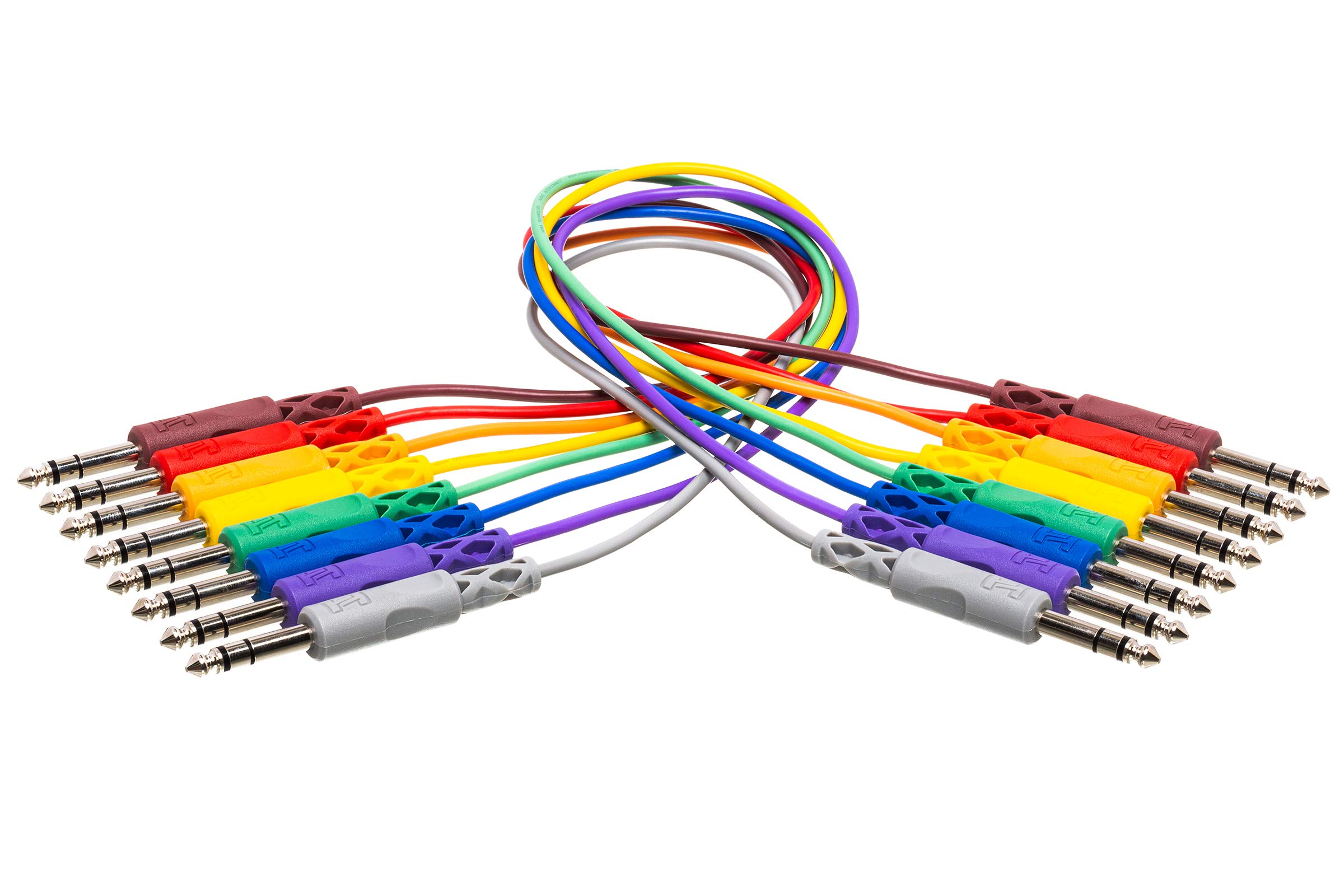 Hosa CSS-890 1/4" TRS to Same Balanced Patch Cables, 3 Feet