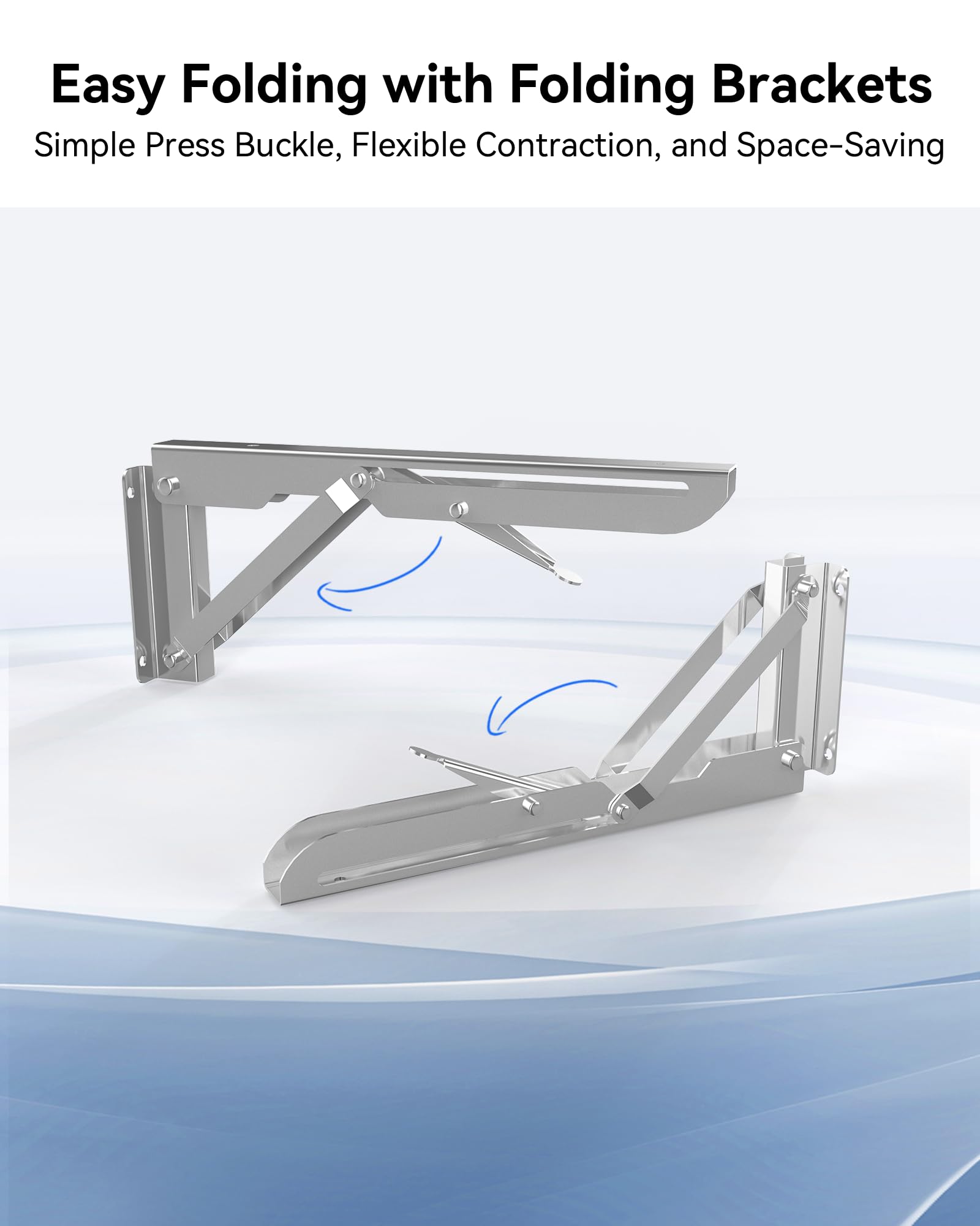 ZeroPone Stainless Steel Wall Shelf 8.6 x 16 Inches 50 lbs Load Heavy,Commercial Heavy-Duty Floating Shelf with Backsplash, Silicone Mat. for Restaurant, Kitchen, Home, Hotel, Laundry Room (2-Pack).