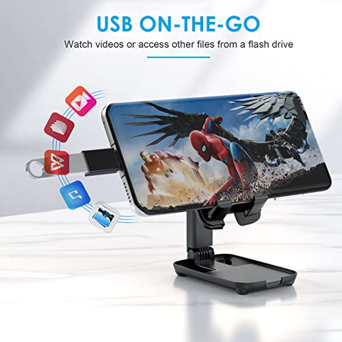 XGWYANT USB to USB C,Type C Female to USB Male,Type C Male to Type C Female,Micro USB,Compatible Mode,IP,Laptop, PC, Power Bank and More Type C Devices(5Pack)