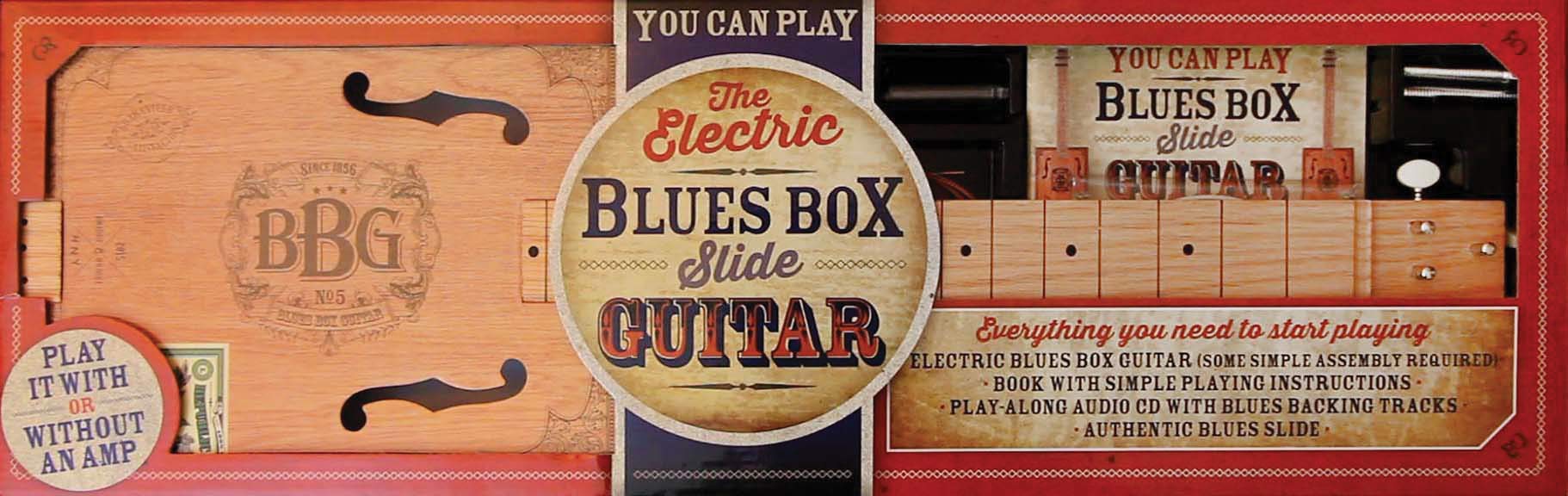 Hinkler 3 String Electric Blues Box Slide Guitar Kit (EBB)