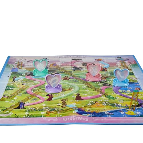 Hasbro Gaming Chutes and Ladders: Disney Princess Edition Board Game for Kids Ages 3 and Up, Preschool Game for 2-4 Players (Amazon Exclusive)