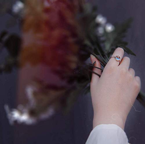 Helen de Lete Mermaid in Ocean S925 Sterling Silver Adjustable Ring