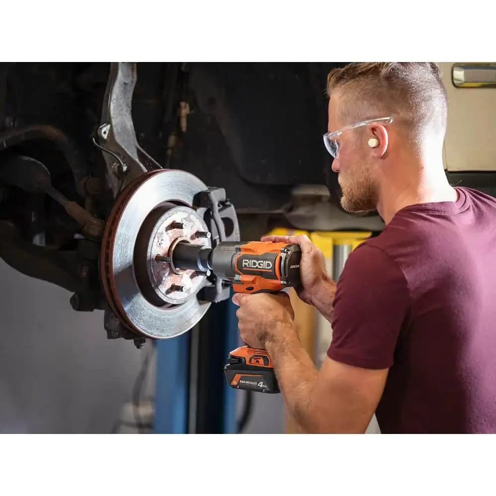 Pacroban 18V Brushless Cordless 4-Mode 1/2 in. High-Torque Impact Wrench Kit with 4.0 Ah Battery and Charger