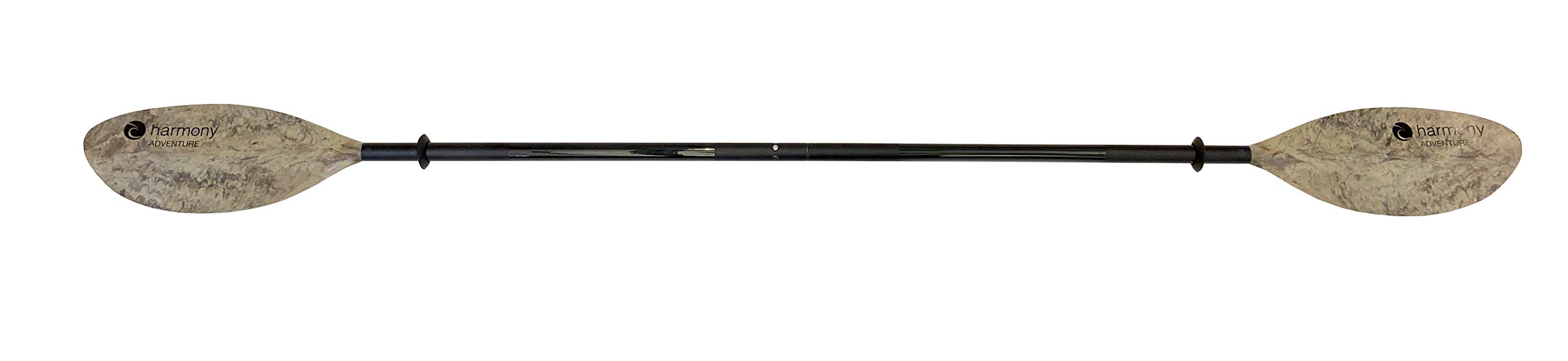Harmony Gear Adventure Aluminum 2- Piece Shaft Kayak Paddle, 235cm, camo