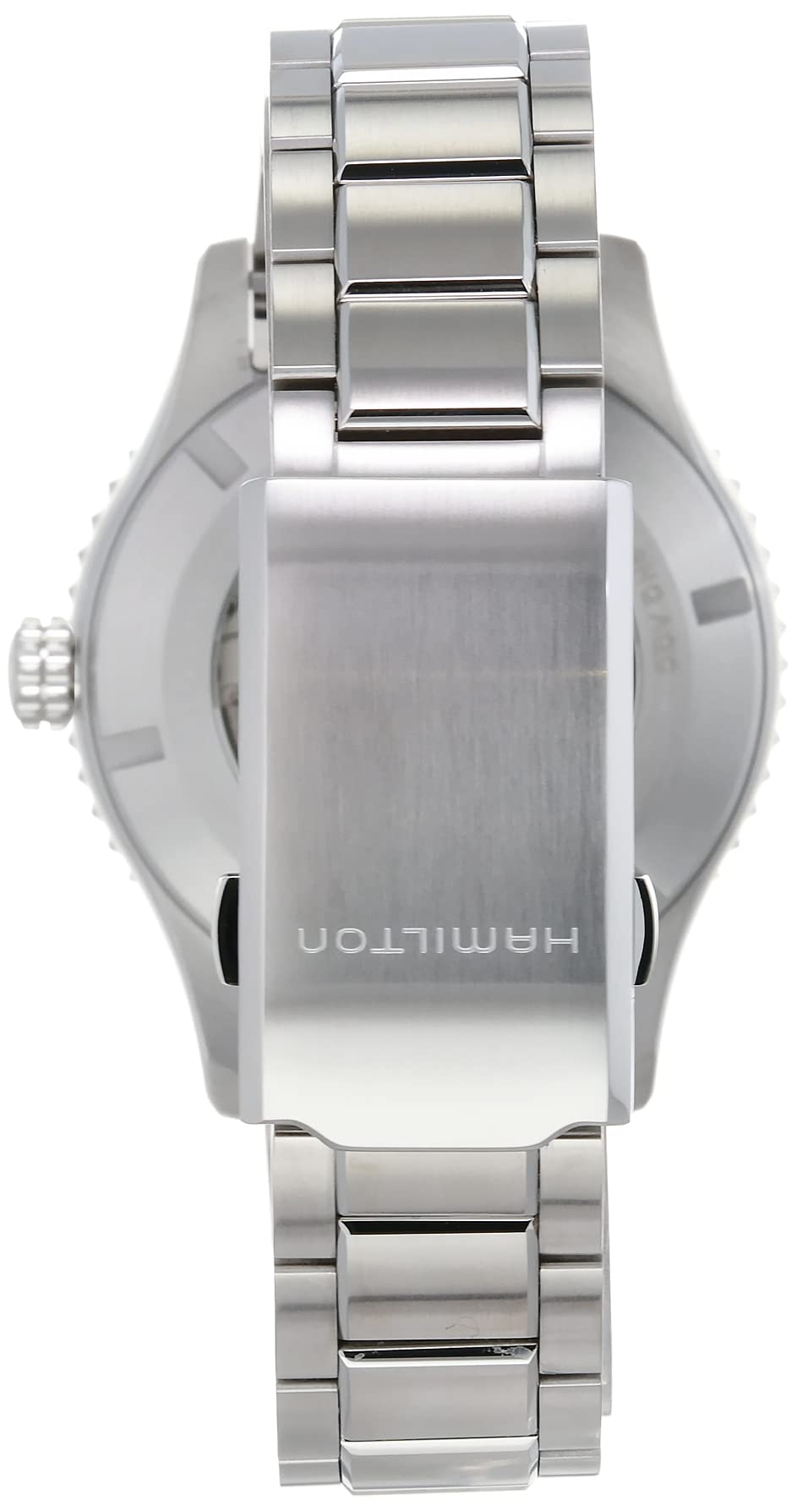Hamilton Watch Khaki Aviation Converter Swiss Automatic Watch 42mm Case, Black Dial, Silver Stainless Steel Bracelet (Model: H76615130)