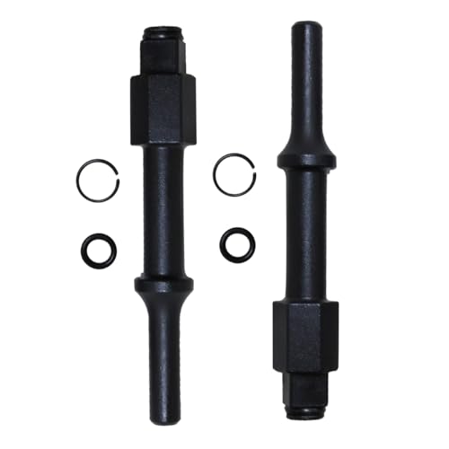 Pneumatic Bolt Breaker Shake'n Break Air Hammer Attachment Scaler 1/2 Inch Chisel for Removing Stubborn Fasteners Torx Bolts Nuts 2PK