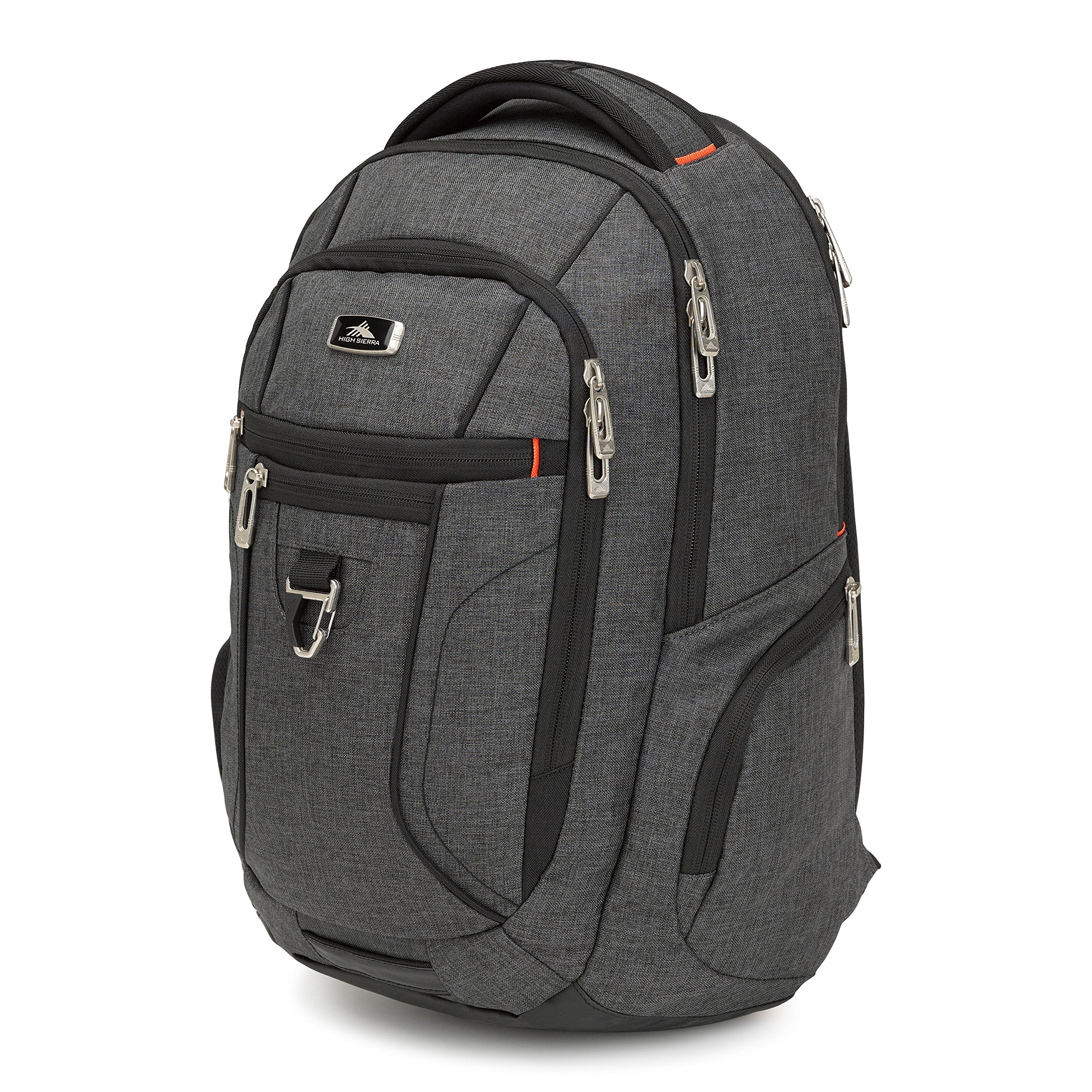High Sierra Endeavor Business Essential Laptop Backpack, Mercury Heather, One Size