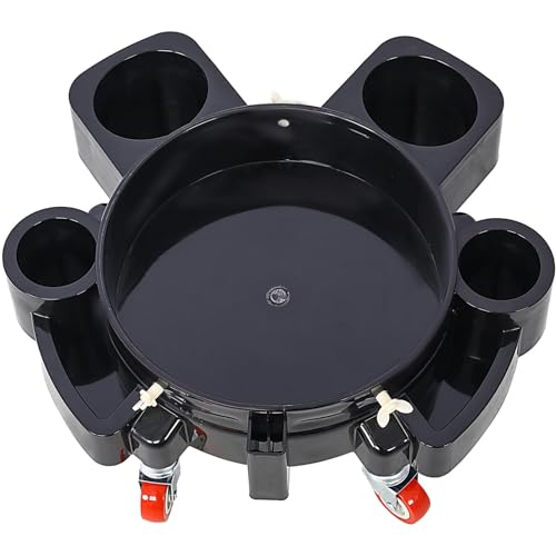 HAORANWANG 5 Gallon Bucket Dolly with 5 Swivel Casters - Portable g Cart