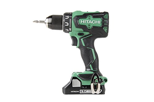 Hitachi DS18DBFL2S 18V Cordless Lithium Ion Brushless High Torque Driver Drill (Includes One 3.0Ah Compact Battery)