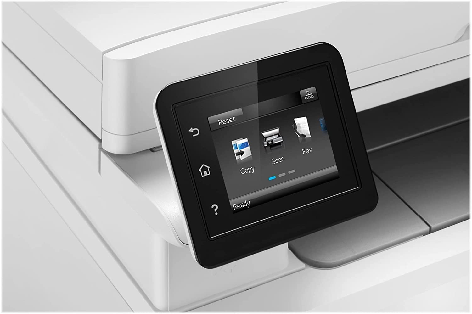 HP Color Laserjet Pro M283cdw-B Wireless All-in-One Laser Printer, Print Scan Copy Fax, Remote Mobile Print, White, 260-Sheet, 22ppm, 600x600DPI, Auto 2-Sided Printing, Durlyfish USB Printer Cable