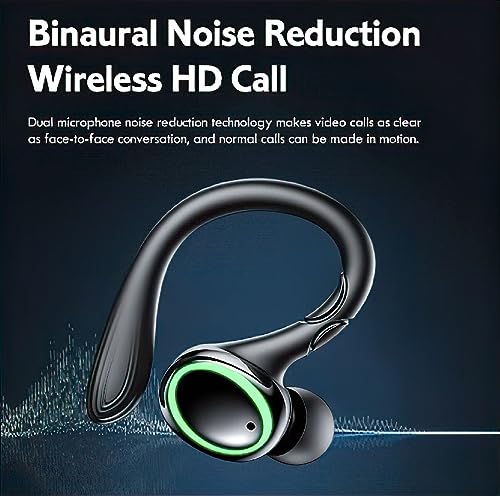 Upgrade Your Everyday Headphones or Wired Earbuds with These Workout, Noise Cancelling Earbuds, True Wireless Earbuds Over Ear Dynamic Sounding TWS i25 Bluetooth v5.1, HiFi, Waterproof Earbuds.