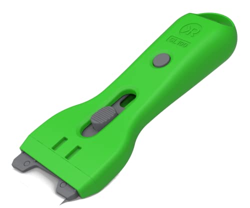 Riteknife SL100 Safety Scraper, World's First True Safety Scraper, Spring-loaded Safety Mechanism, Blade Retracts After Use, Protects From Injury, Built For Durability, Ambidextrous Ergonomic Handle