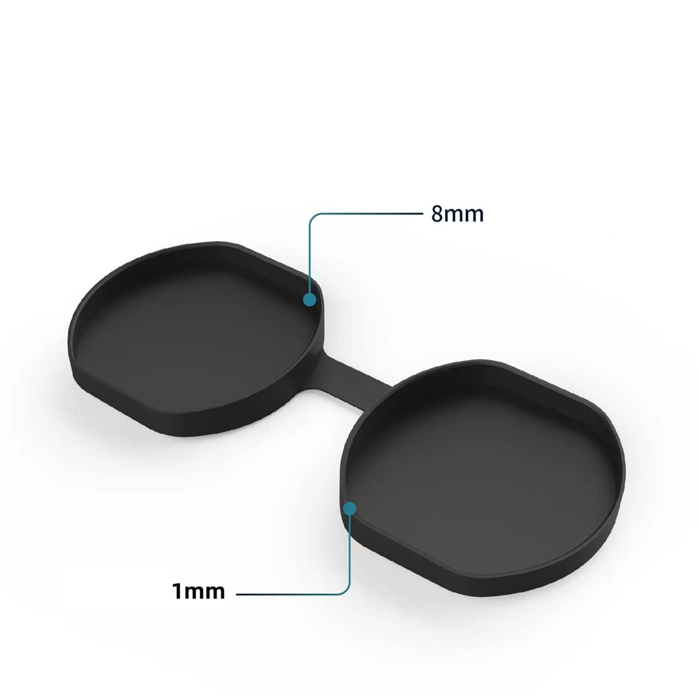 Onseuk 1Pcs Compatible with PS VR2 Glasses Silicone Protective Cover Dust-proof Anti-scratch Lens Cover VR Accessories