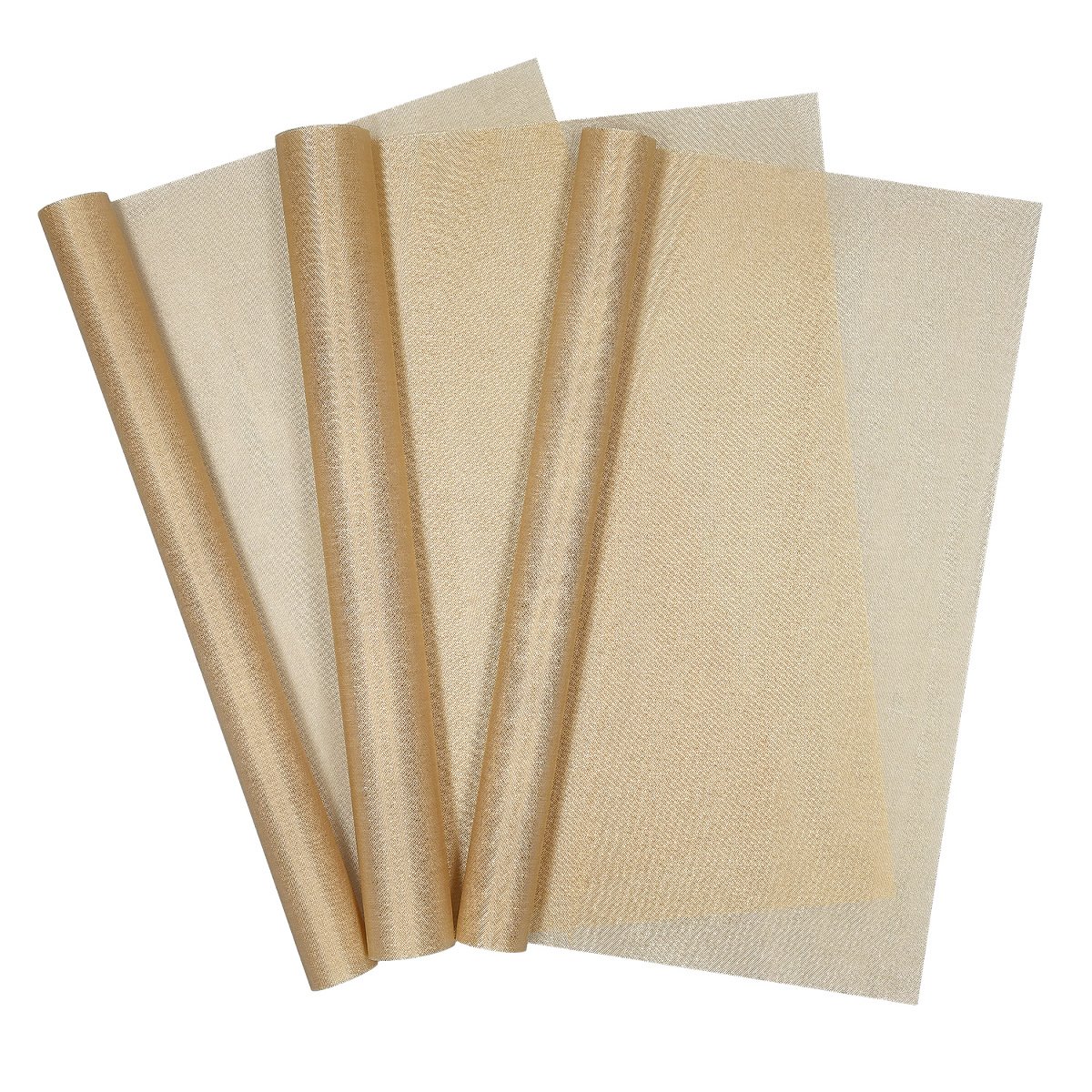 Navaris Set of 3 Reusable Baking Sheets - 13x16 Inches Parchment Paper for Baking Oven - Durable Non-Stick Baking Mats - Reversible Baking Tray