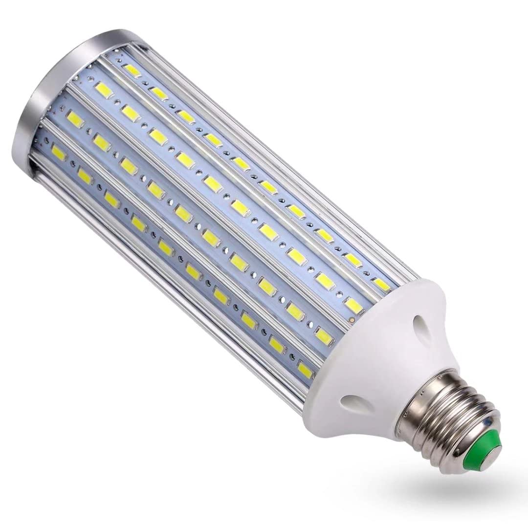 HengBo 40W LED Corn Light Bulb, 150W Equivalent E26 Medium Screw Base 6500K Daylight Non-Dimmable LED Studio Light Bulb Lamp for Garage Warehouse Factory Photography Video Studio Lighting