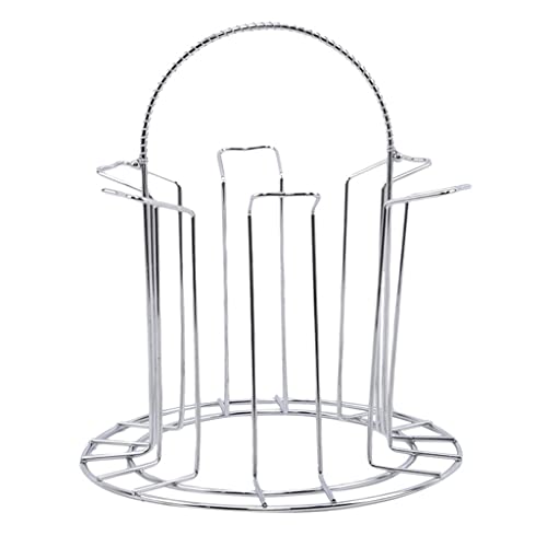 XWOZYDR Bar Metal Cup Drain Storage Rack Water Mug Draining Organizer Holder Glass Display Stand (Color : E, Size : As Shown)