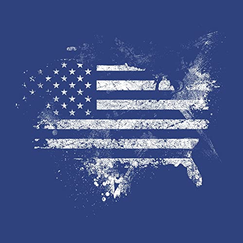 Grunt Style American Acid Men's T-Shirt (Royal Blue, Medium)