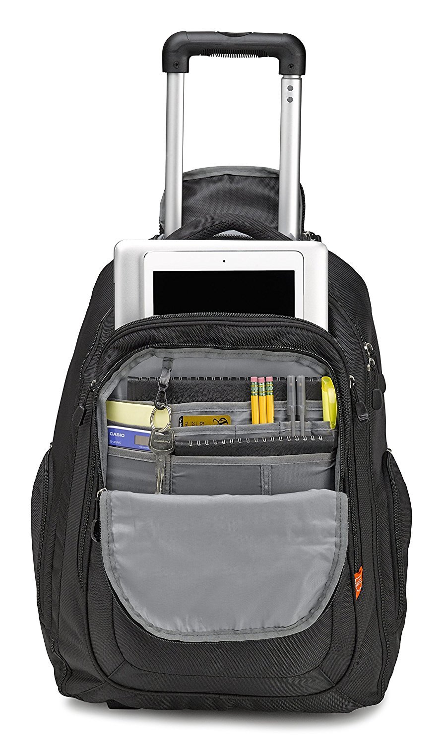 High Sierra Rev Wheeled Backpack (Jersey Knit/Slate)