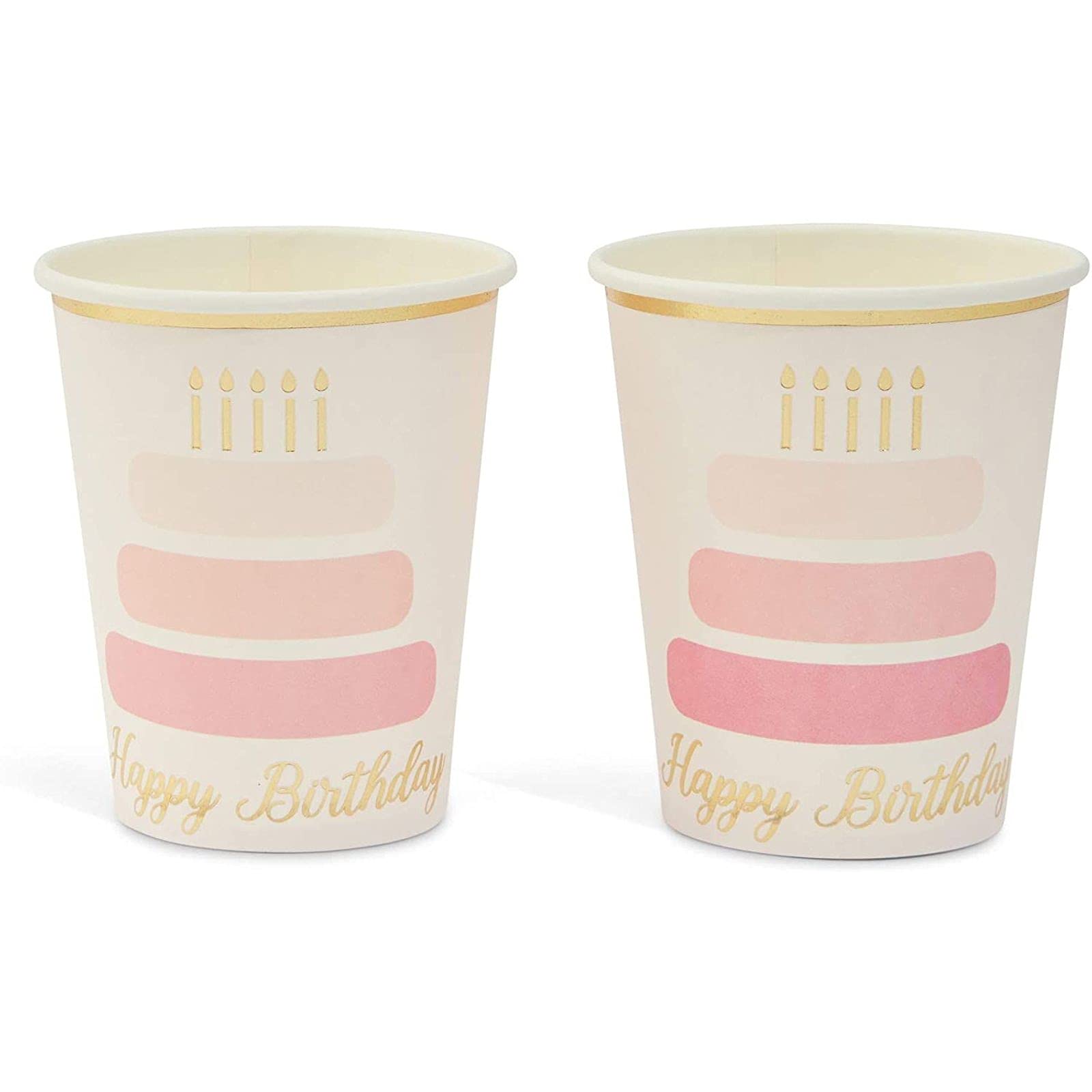 Happy Birthday Party Pack, Includes Dinnerware Set, Tablecloth, and Banner (Serves 24, 146 Pieces)