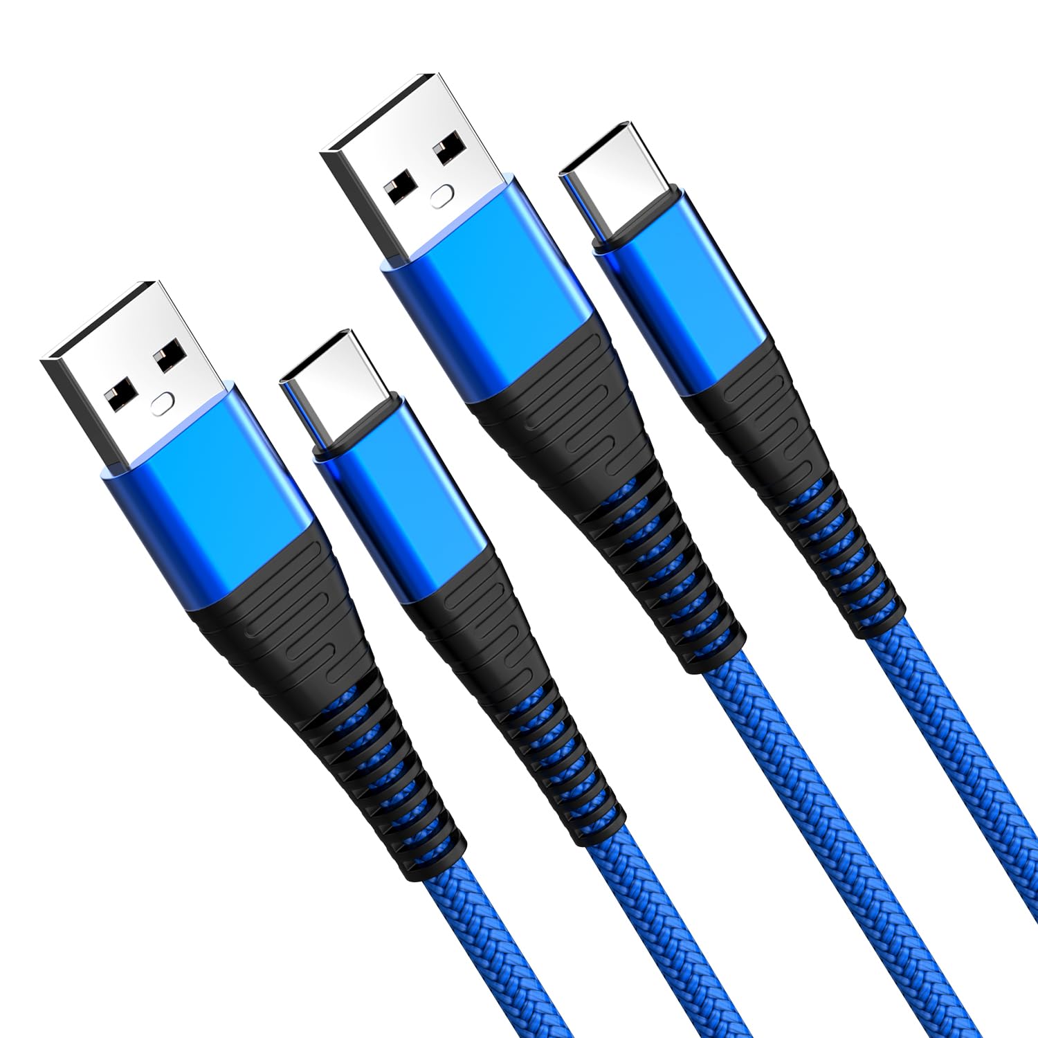 gunkill USB C Charger Cable,USB Type-C Cable Android Charger Charging Cable 6.6FT 2 Pack Compatible with Android Phones