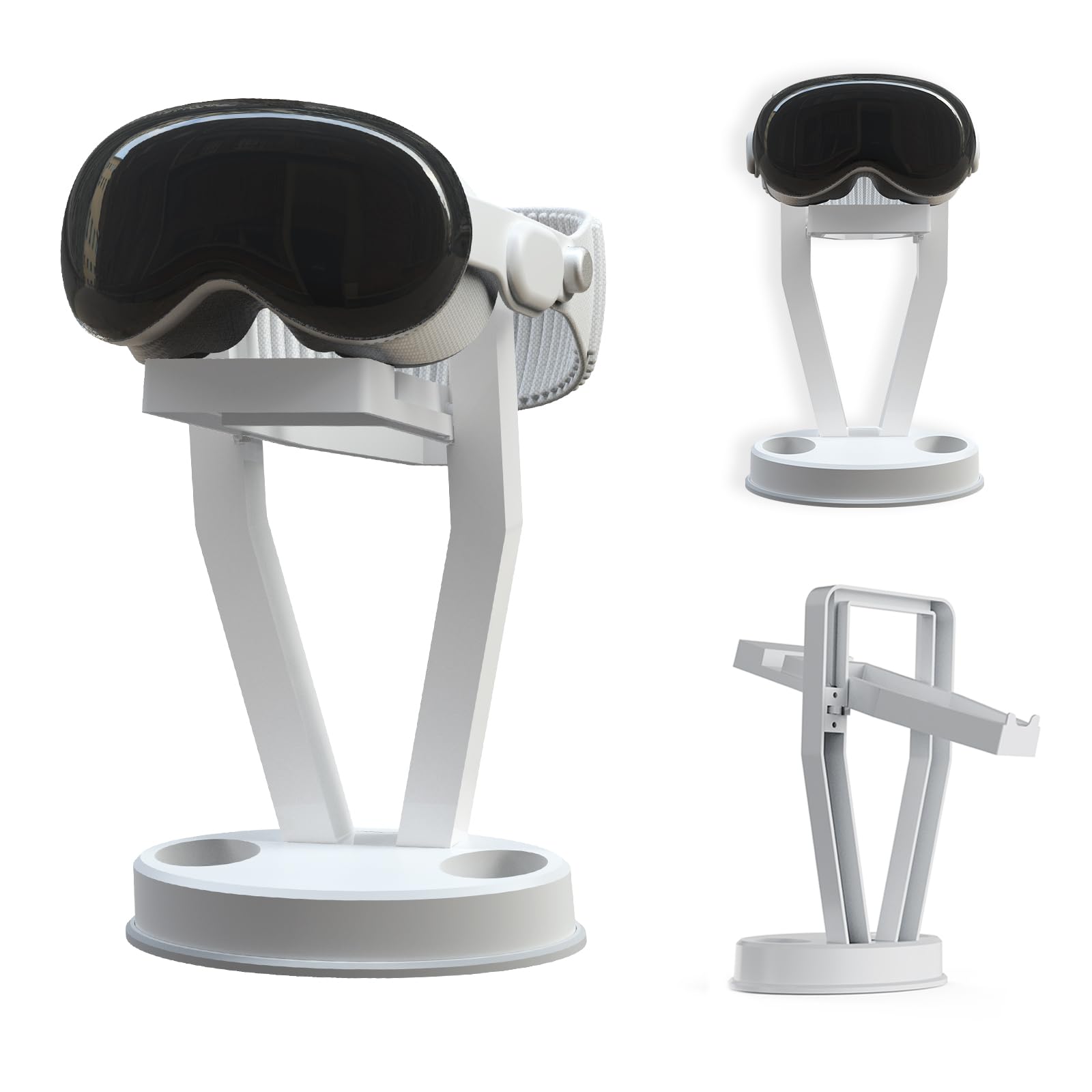 JDDWIN Organizer and Display Stand for Oculus Quest 2/Quest/Meta/Rift/Rift S/GO Headset and Touch Controllers (Black)