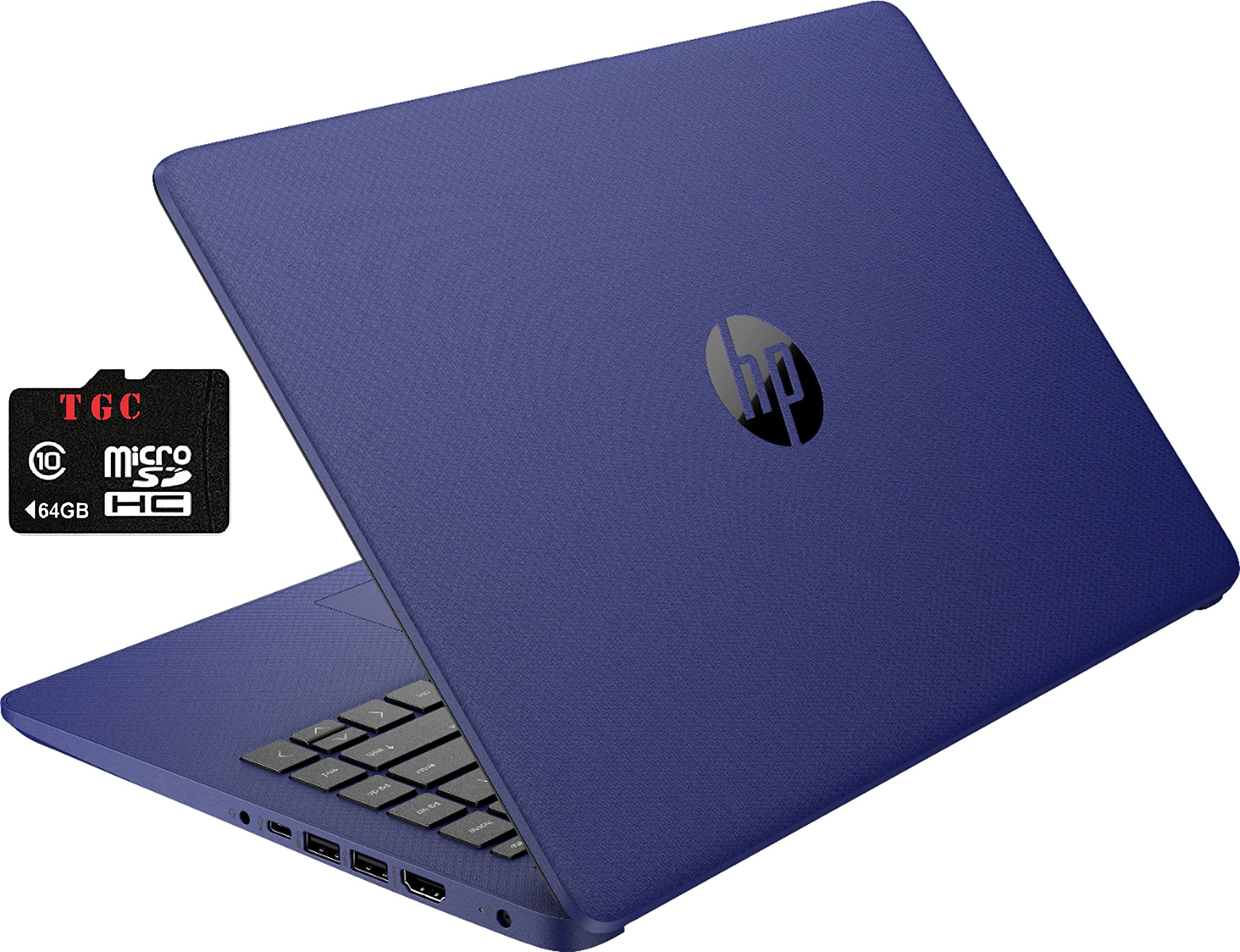 HP Stream 14-inch HD Display Laptop, Intel Celeron N4020 Dual-Core Processor, 4GB DDR4 Memory, 128GB Storage (64GB eMMC+64GB TGC Memory Card), HDMI, WiFi, Webcam, Bluetooth,Win10 S (Renewed)