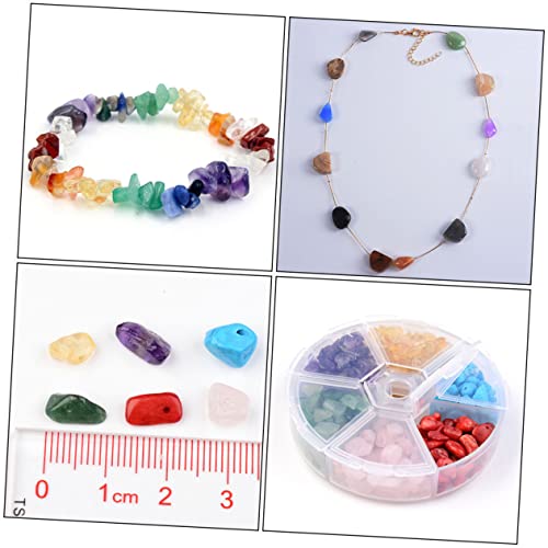 Veemoon 1 Box DIY Accessories Crystal Chips Ear Peircing Kit Mini Chips DIY Jewelry Beads Gemstone Chips DIY Anklet Beads DIY Jewelry Supplies DIY Making Beads Decorative Beads Accessories