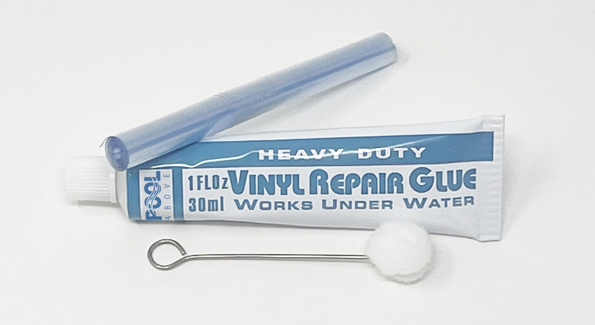 Pool Above Repair kit for Above-Ground Swimming Pool Liner | Vinyl Repair Patch for Inflatable Swimming Pool | Heavy Duty 5.5 inch x 8.5 inch Pool Patch Repair kit
