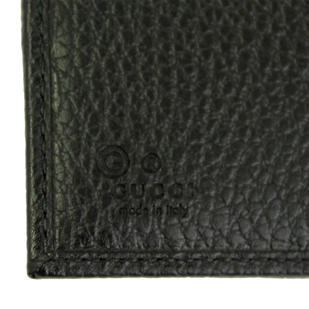 Gucci Men's Black GG Canvas Bi-fold Wallet 150413 G1XWN 8615