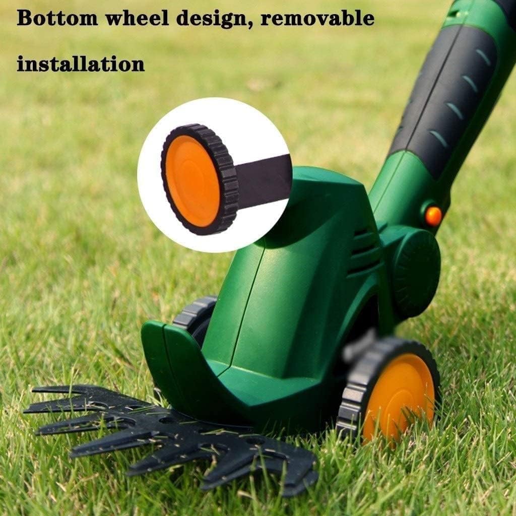 Handheld Grass Trimmer Cordless String Trimmer Small Household Electric Lawn Mower Multifunctional Weeder Retractable Rod