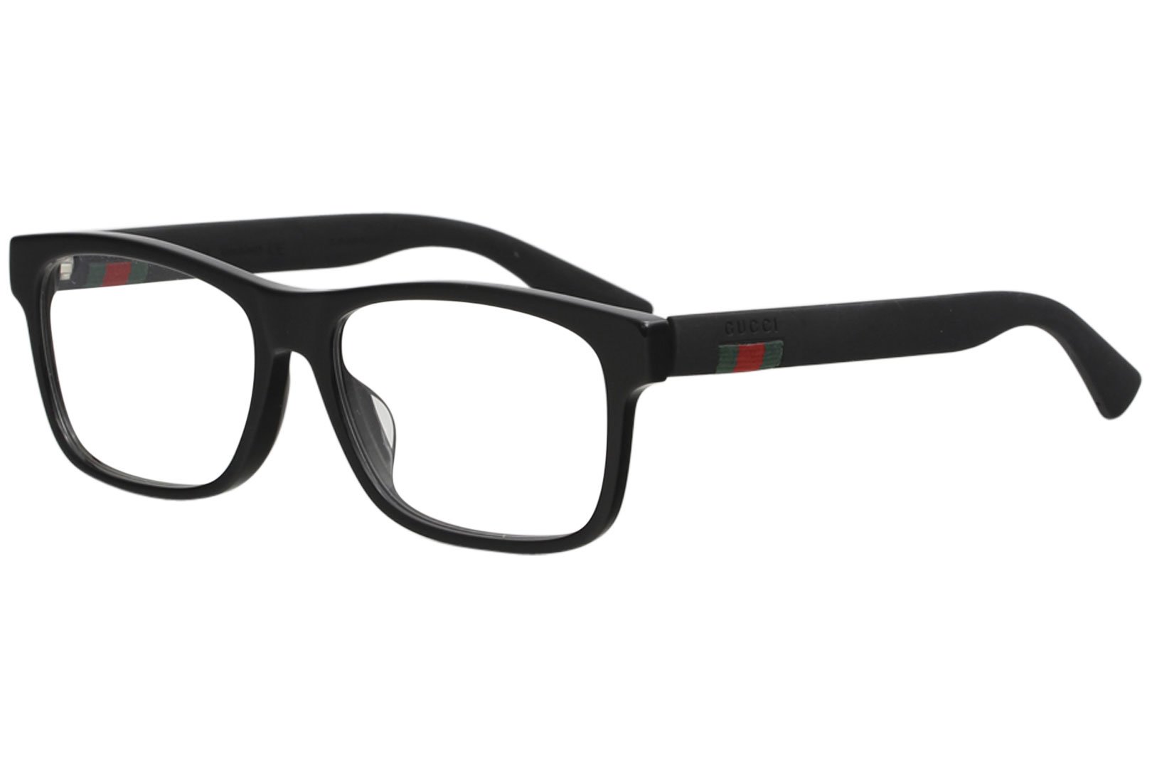 Gucci Rectangular Eyeglasses GG0176OA 001 Black 56mm 0176