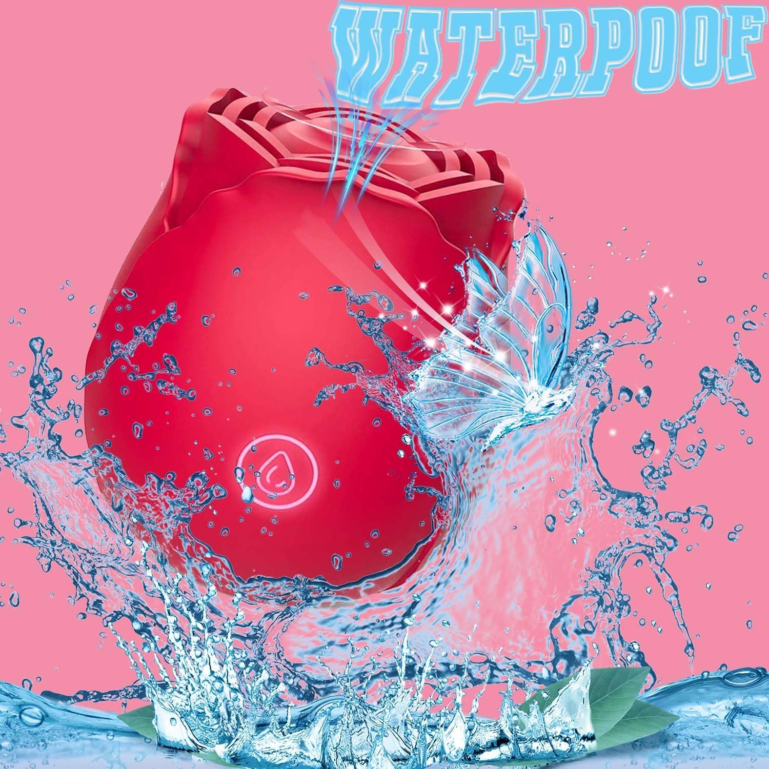 Happy Meeting Rose Sucking Vibrator Rechargeable Sex Toy
