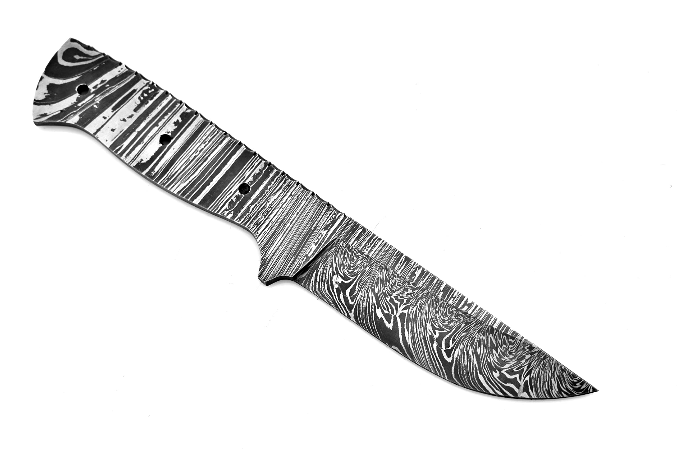 Hand Forged Damascus Steel Blank Blade Knife Making Hunting Skinner Knife