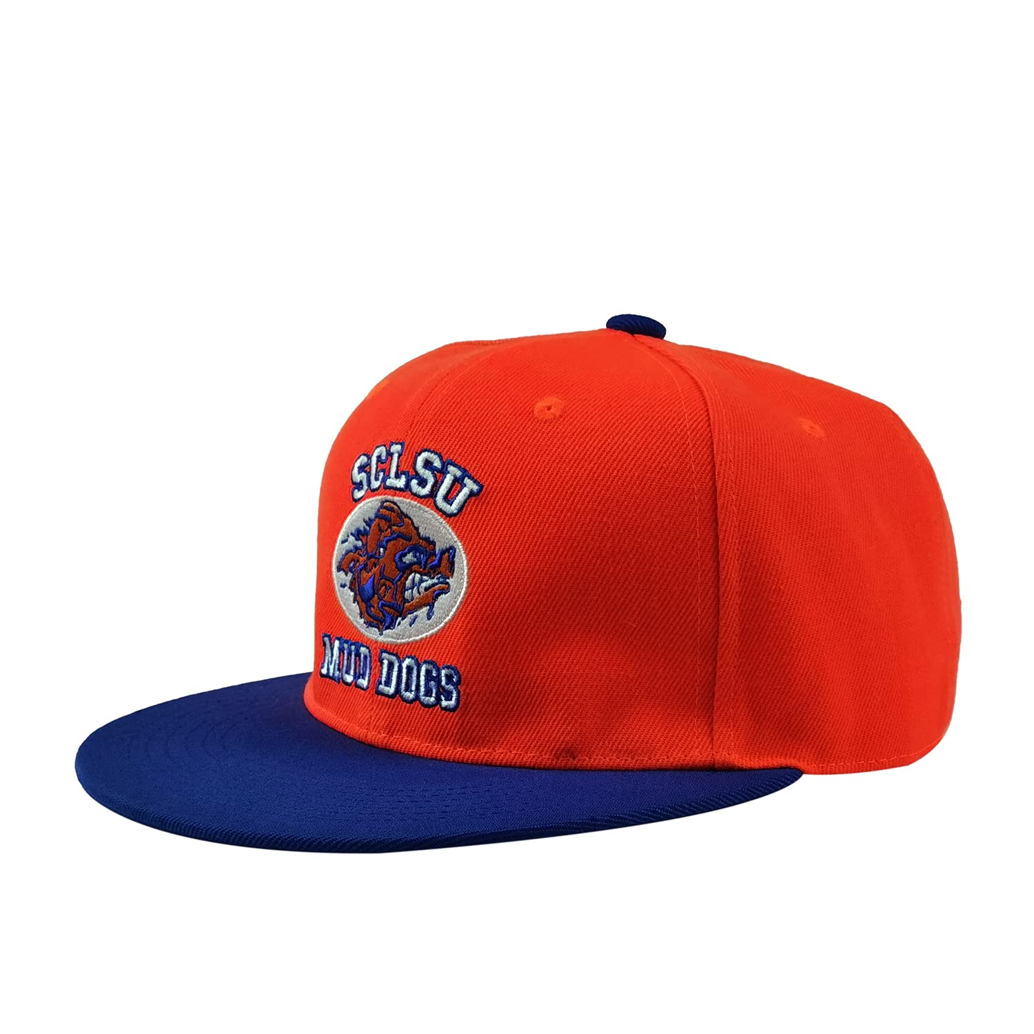 Kaleid The Waterboy #9 Bobby Boucher Adam Sandler Mud Dogs Movie Baseball Cap Snapback Hat Embroidered Adjustable Orange, 7-7 58
