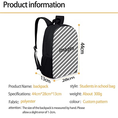 SEANATIVE Children School Backpack Cute Cow American Sunflower Flag Funny Print Kids Shoulder Bookbag Travel Casual Daypack