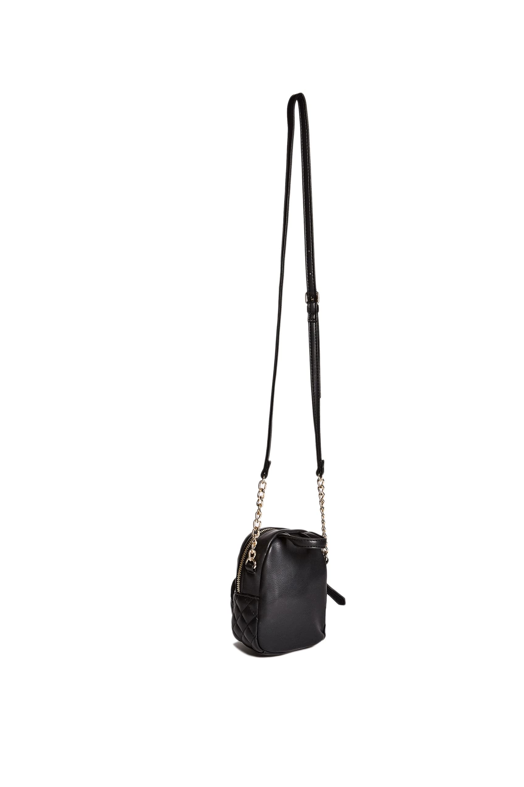 GUESS Factory Evan Quilted Mini Crossbody Backpack