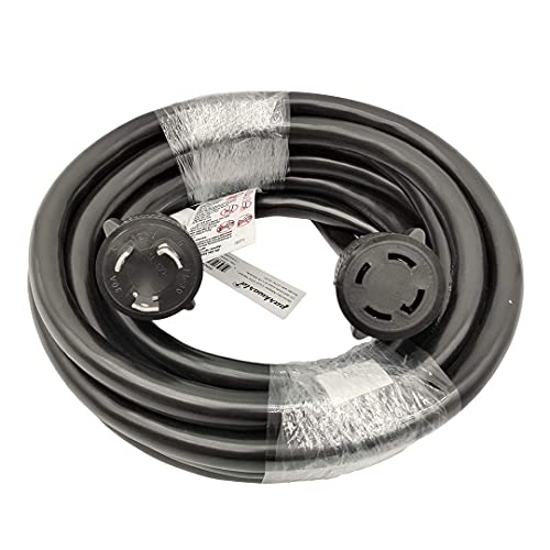 Parkworld 886009 L5-30P Male to L14-30R Generator to Transfer Switch Adapter, for Home Back Power Transfer Switch or House Panel (20FT)