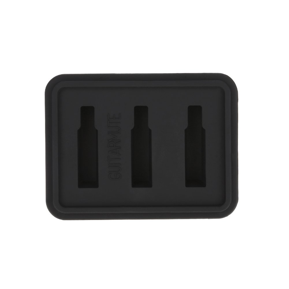 Guitar Mute Silencer, Silicone Guitar Mute Silence Pad Black For Wooden Guitar Wooden guitar accessories