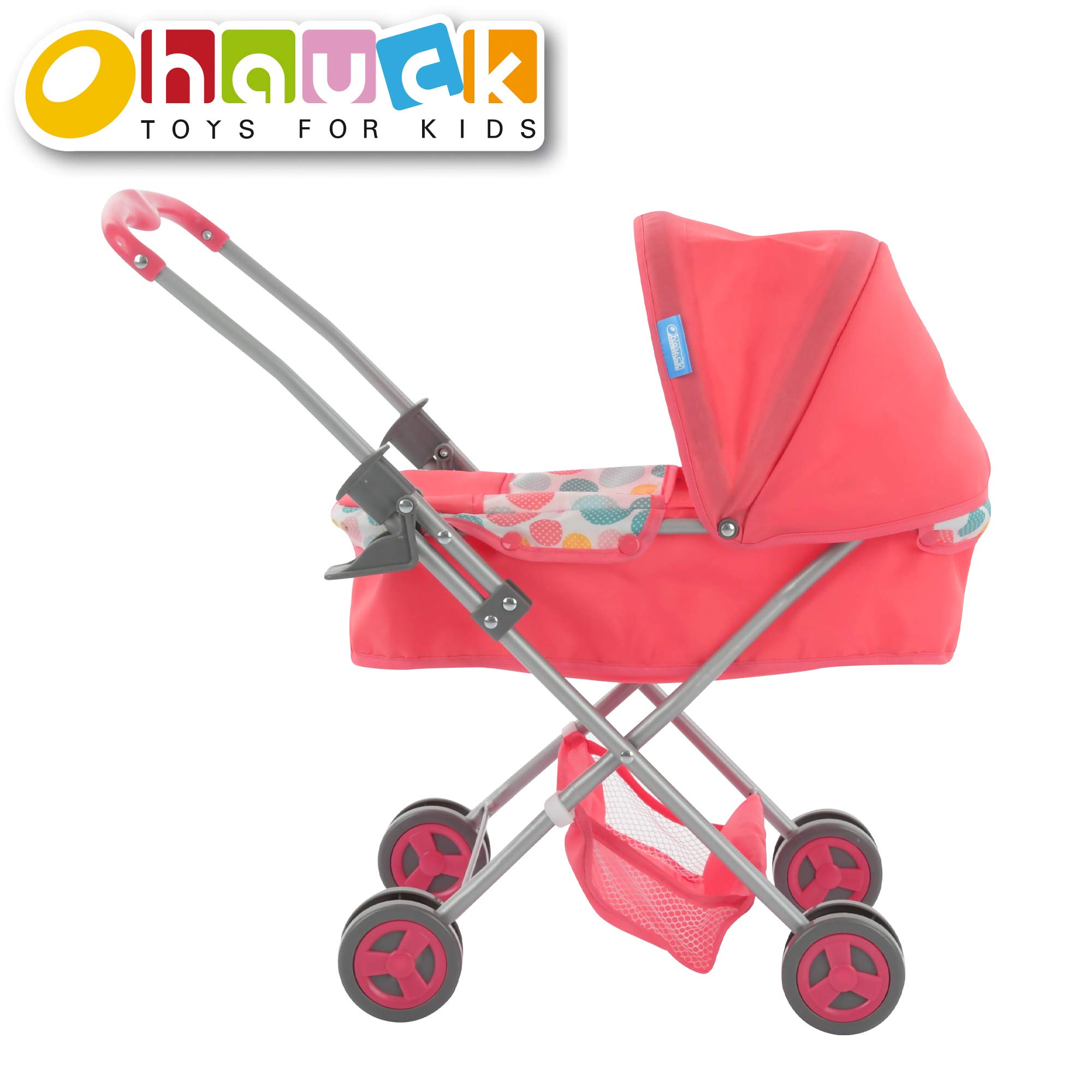 Hauck 17 Piece Baby Doll Set with Folding Pram High Chair