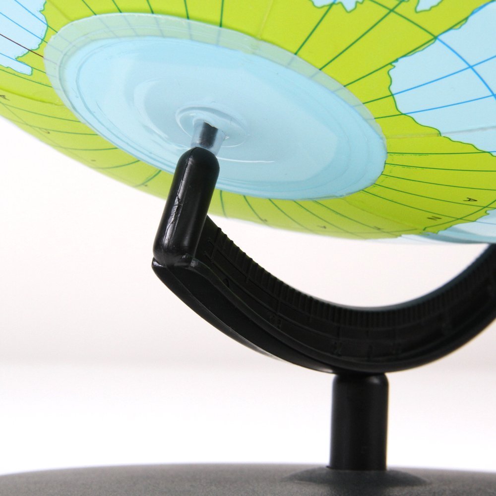 hand2mind Inflatable World Globe with Stand