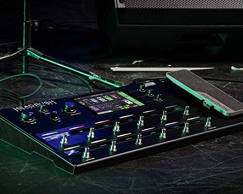 HeadRush Pedalboard | Guitar Amp & FX Modelling Processor With Eleven® HD Expanded™ DSP Software, 7-Inch Touchscreen, Expression Pedal, Built-in Looper, IR Support and USB Audio Connectivity