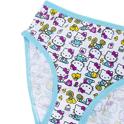 Hello Kitty Girls' Little 100% Combed Cotton Underwear in Sizes 2/3T, 4T, 4, 6 and 8, 7-Pack
