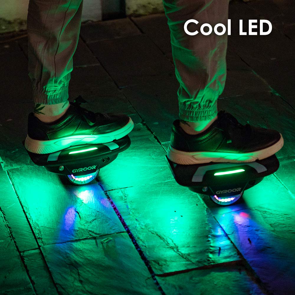 Gyroshoes Hovershoes Electric Hoverboard with LED Lights,UL2272 Certificated Self Balancing Scooters Hover shoes for Teens and Adults