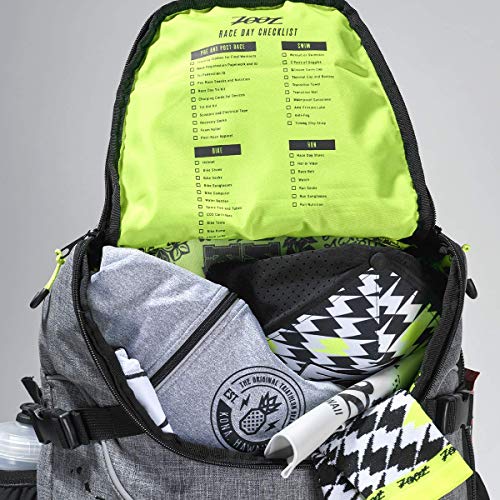 Zoot Ultra Tri Bag β Triathlon Transition Bag with Storage Compartments, Durable and Lightweight Backpack for Gym, Race Day, and Training, Grey
