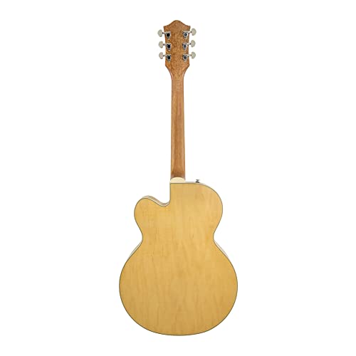 Gretsch G2420 Streamliner Hollow Body 6-String Electric Guitar with Chromatic II Tailpiece, Broad'Tron Pickups, and Laurel Fingerboard (Right-Handed, Village Amber)