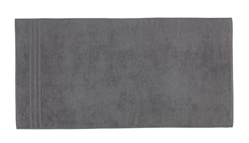 Hawmam Linen Grey Bath Towels Set of 4, Cotton Body Towel for Hotel, Gym, Spa, Soft Extra Absorbent Quick Dry Towels for Bathroom 27x54 Inch