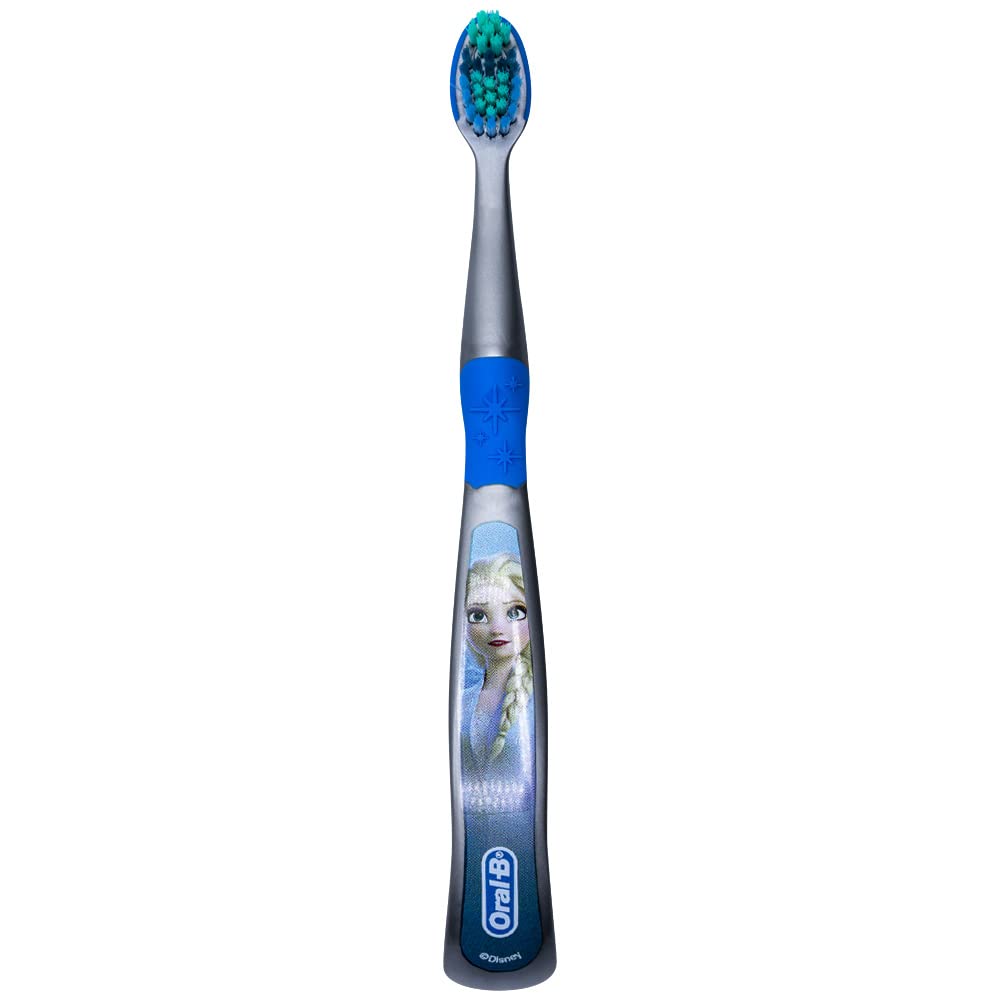 Oral-B Disney Frozen Toothbrush, 3+ YRS, Extra Soft (Characters Vary) - Pack of 3